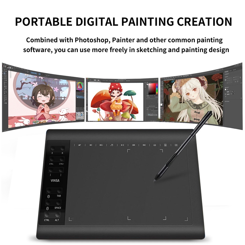 Expose Drawing Tablets Digital painted board Painted Graphics Tablets ...