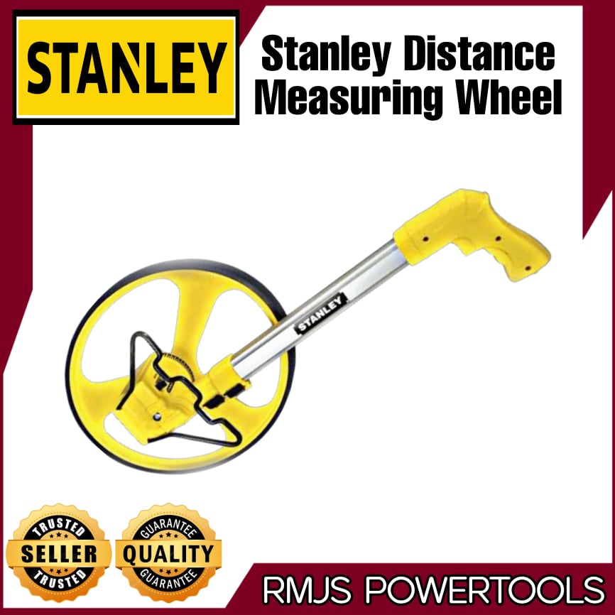 STANLEY 1-77-174 Distance Counter Measuring Wheel with Carry Bag (MW40M ...