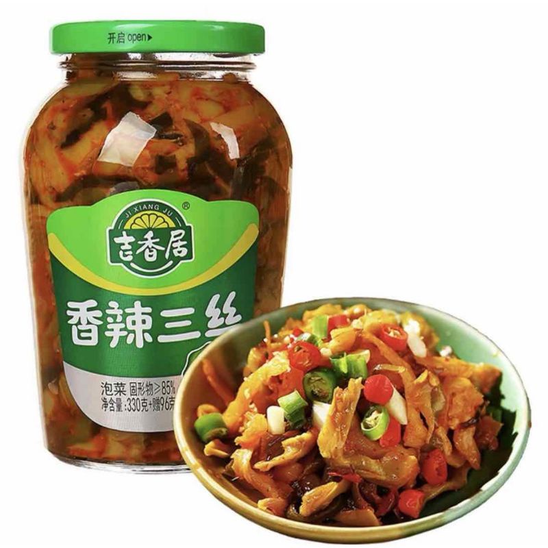 JiXiangJu Spicy ChaoSanSI Pickles Chinese Famous food Brand | Shopee ...
