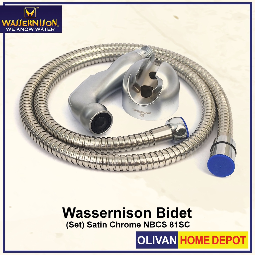 WASSERNISON Bidet Satin Chrome Set NBCS 81SC | Shopee Philippines
