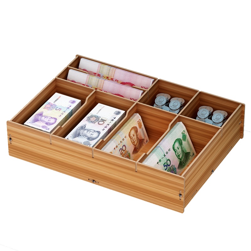 win Desktop Change Storage Box Financial Coin Banknote Cash Register ...