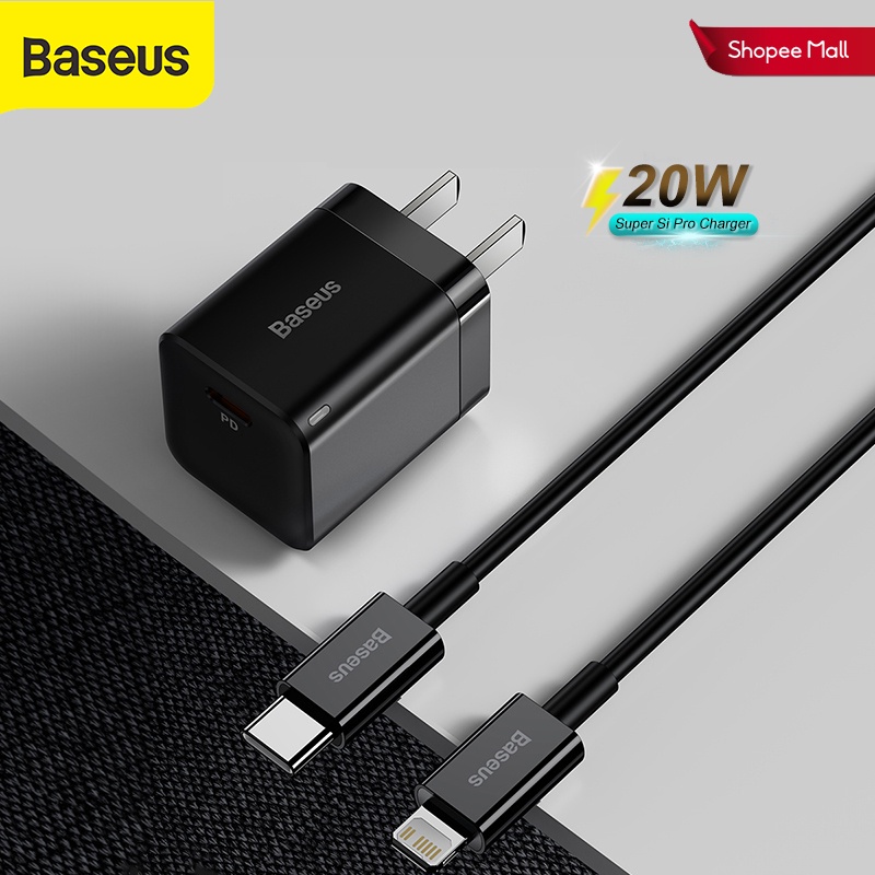 Baseus 20W 1C Super Si Pro Quick Charger Compeatibility for PD3.0 QC3.0 ...
