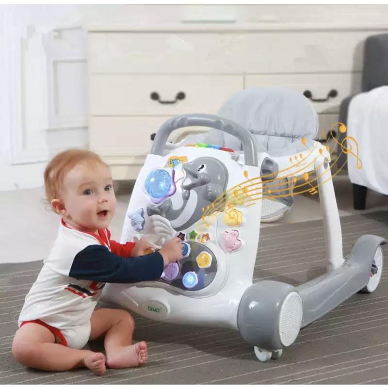c anti roll over walker 2in1 Baby Walker with toys and music walker ...