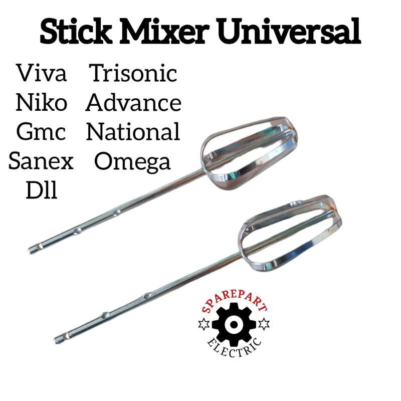 UNIVERSAL BEATER MIXER MODEL MIXER STICK NATIONAL OMEGA TRISONIC SANEX ...