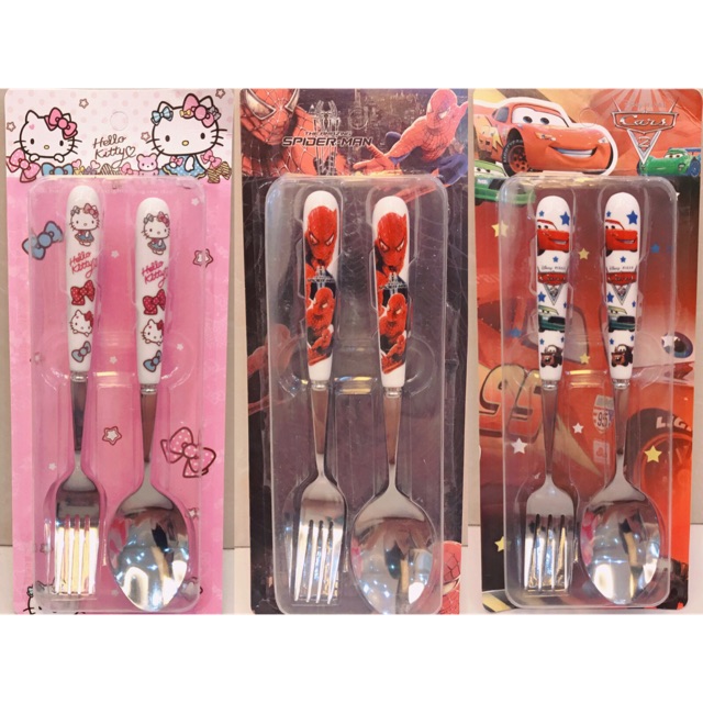 cute cartoon spoon set (304# stainless ) | Shopee Philippines