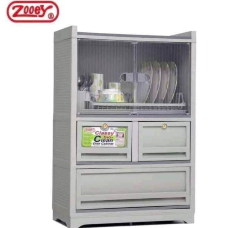 Zooey Dish Cabinet Classy Bio Clean-908 3D | Shopee Philippines