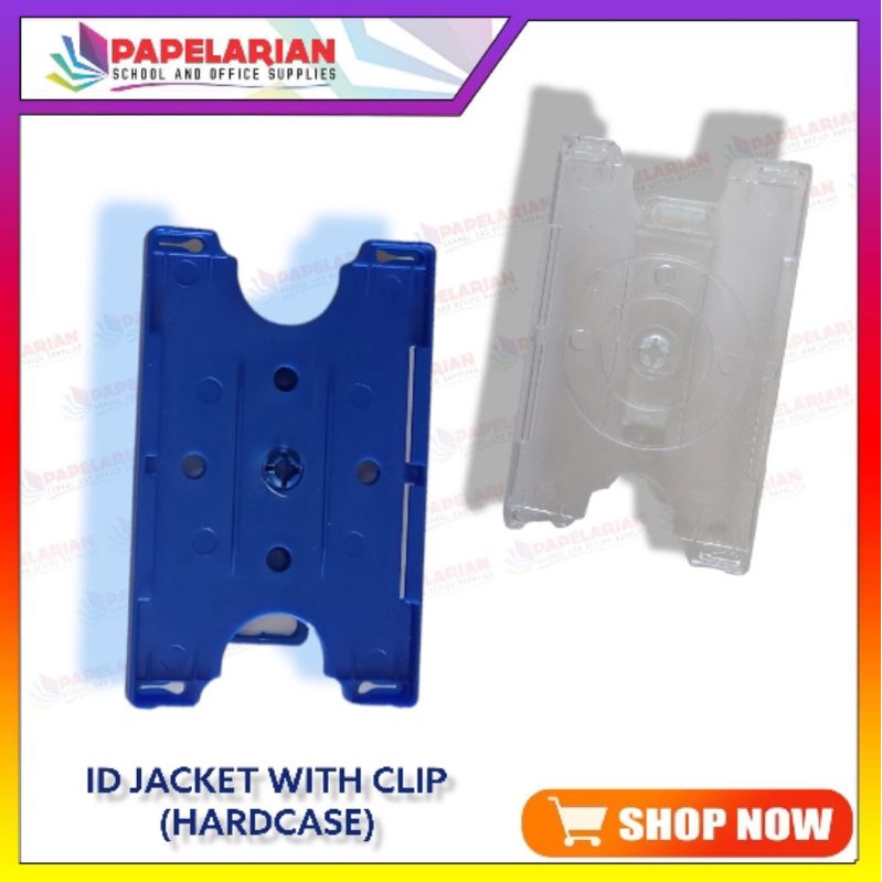 ID JACKET WITH CLIP (HARDCASE PLASTIC) 9cmx5.5cm | Shopee Philippines