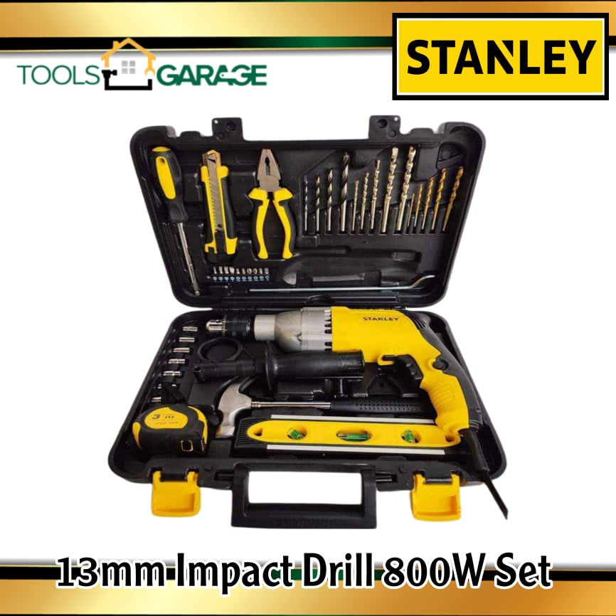 STANLEY Impact Drill 13MM 800W SET (STDH7213) with FREE SCREWDRIVER SET ...