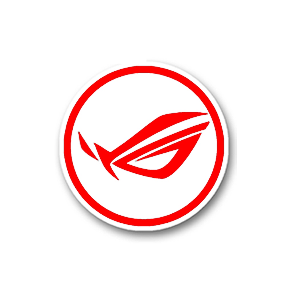 ROG - Republic of Gamers logo vinyl stickers for computer case fans ...