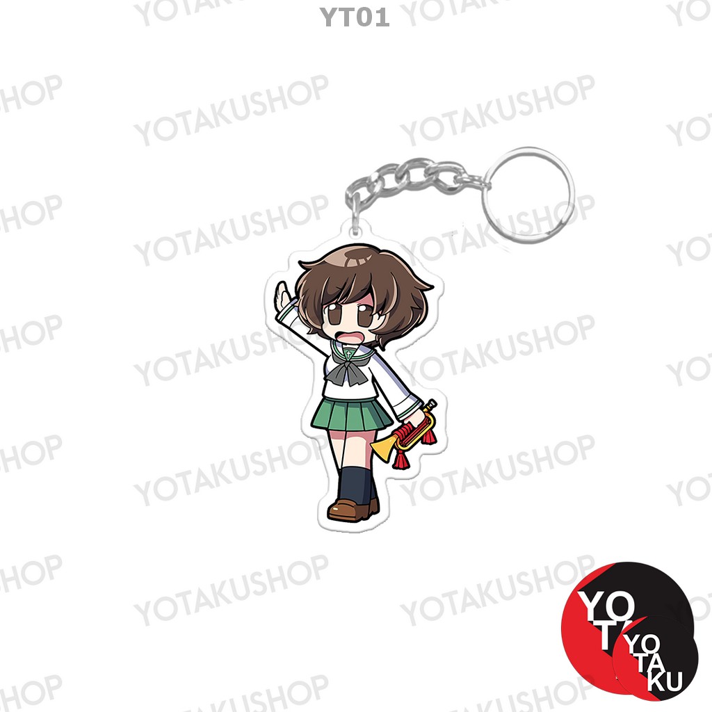 GANTUNGAN Girls und Panzer Acrylic Anime Keychain GC9501 YOTAKUSHOP ...