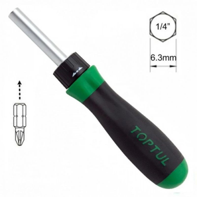 Toptul Reversible Ratchet Screwdriver(FTEA0806) | Shopee Philippines