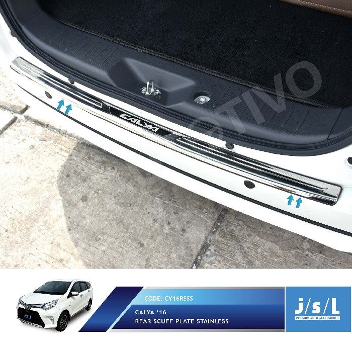 Toyota Accessories JSL Sillplate Rear Sill Plate Stainless | Shopee ...