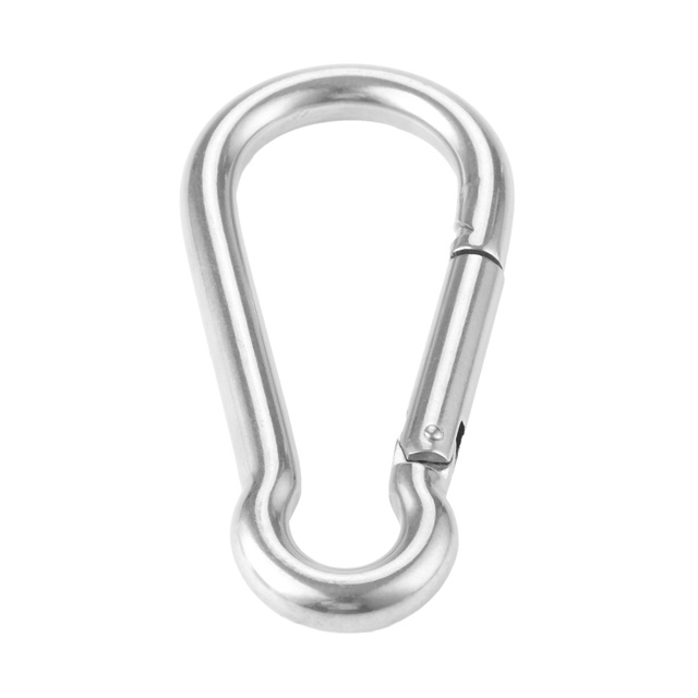 1Pc M4 M5 M6 M8 M10 M12 Stainless Steel 304 Carabiner Carbine Snap Hook ...