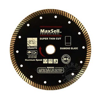 MaxSell Super Thin Diamond Blade 4”-105mm (Wet and Dry Cutting ...