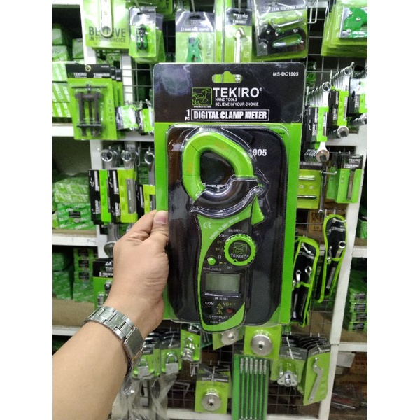 Digital Clamp Meter Tekiro Amper Meter Pliers | Shopee Philippines