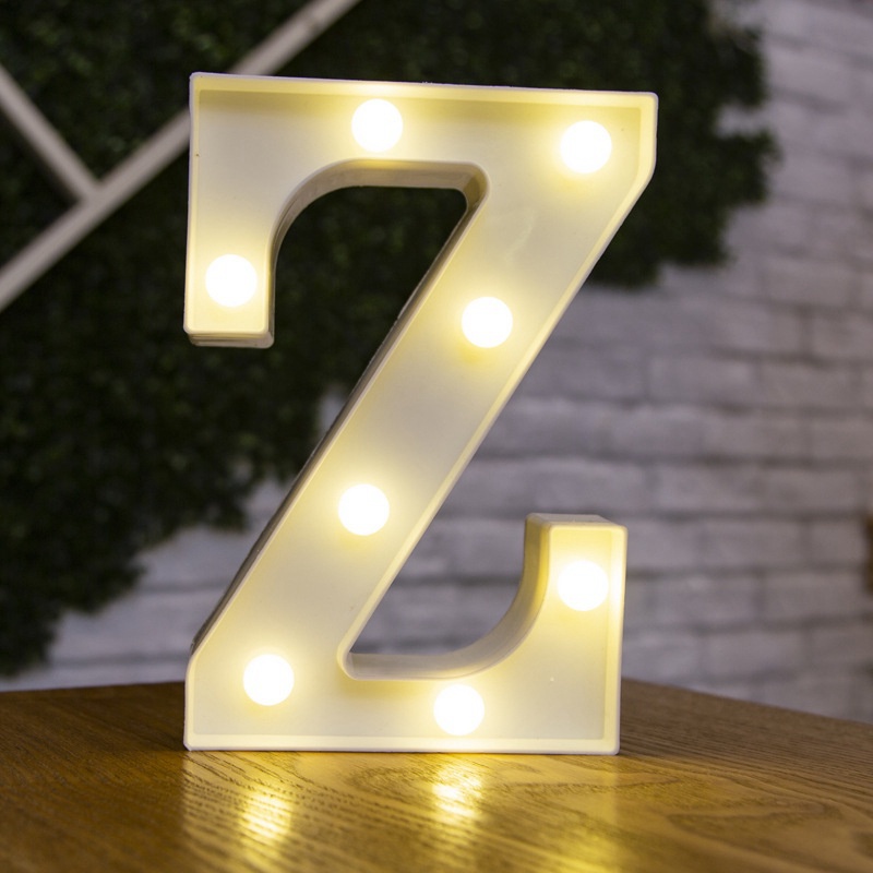 【Fast Delivery】A-Z 3d Letter LED Alphabet Decor Lamp Letter Light Party ...