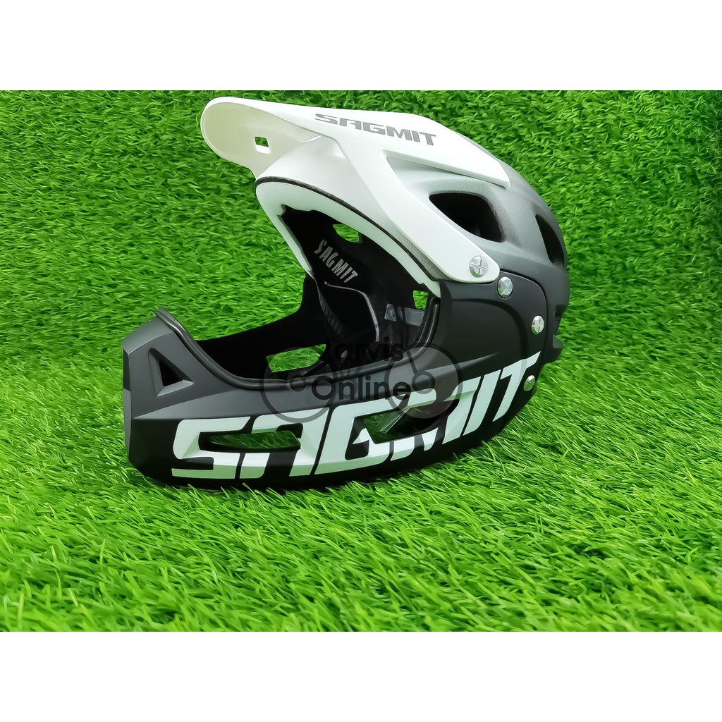 JARVIS Sagmit RSPRO Bicycle MTB Fullface Helmet w/ Detachable Chin ...