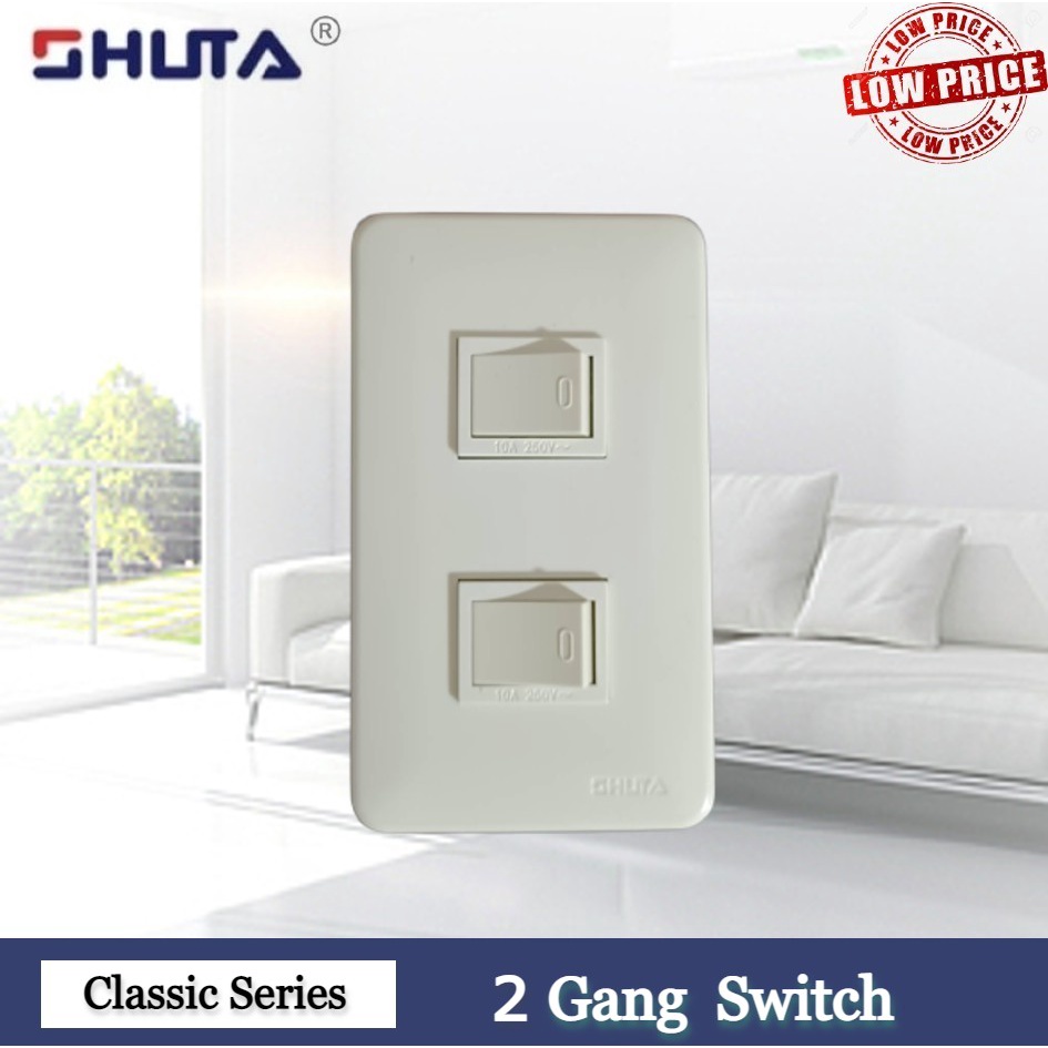 SHUTA OUTLET / SWITCH SET (1 GANG / 2GANG / 3 GANG) CLASSIC SERIES ...