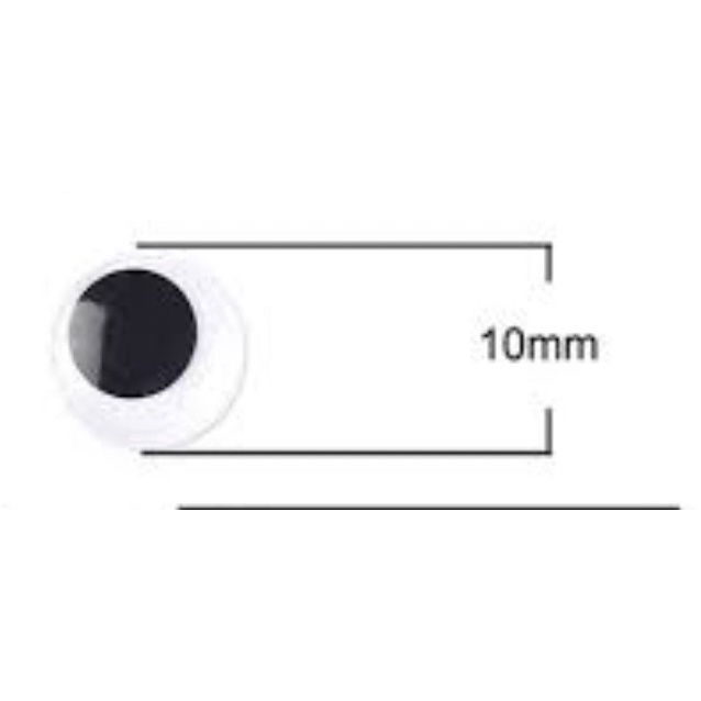 Moving / Googly Eyes with Adhesive (50pcs/pack) | Shopee Philippines