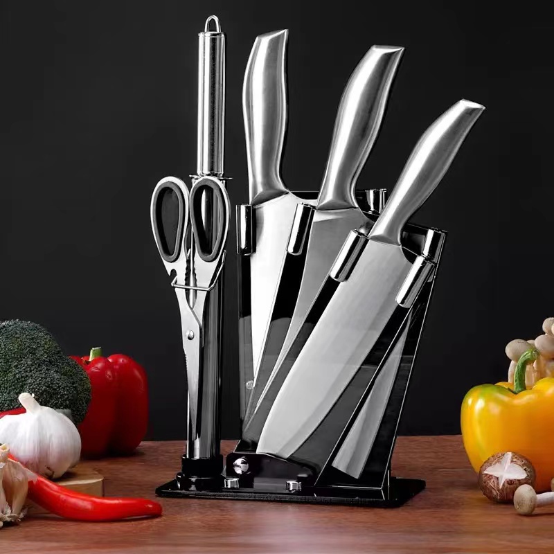 Cleaver Knife Set kitchen knife set high quality with stand knives set ...