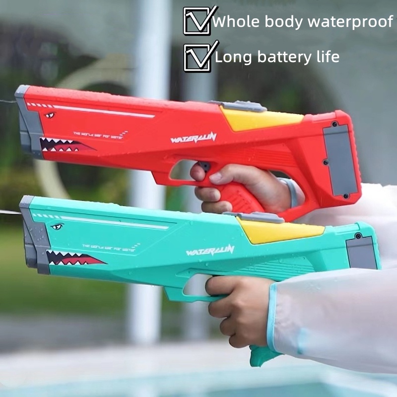 Shark Electric Water Gun Automatic Large High Pressure Water Guns For ...