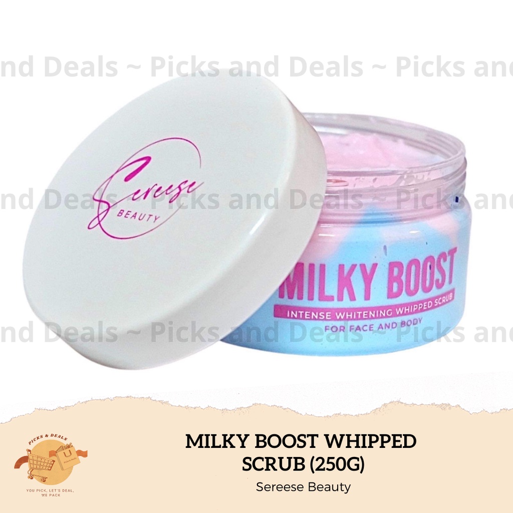 PND SEREESE BEAUTY Milky Boost 250g Intense Whitening Whipped Scrub by ...