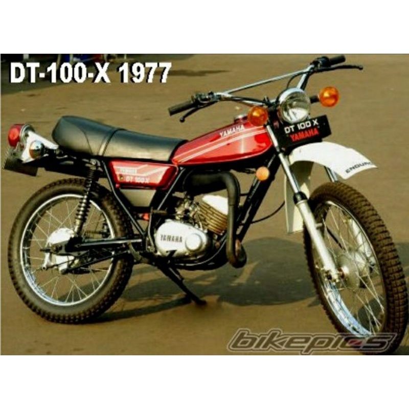 YAMAHA DT100X PARTS CATALOGUE (PLASTIC LAMINATED) VERY DURABLE ,WATER ...
