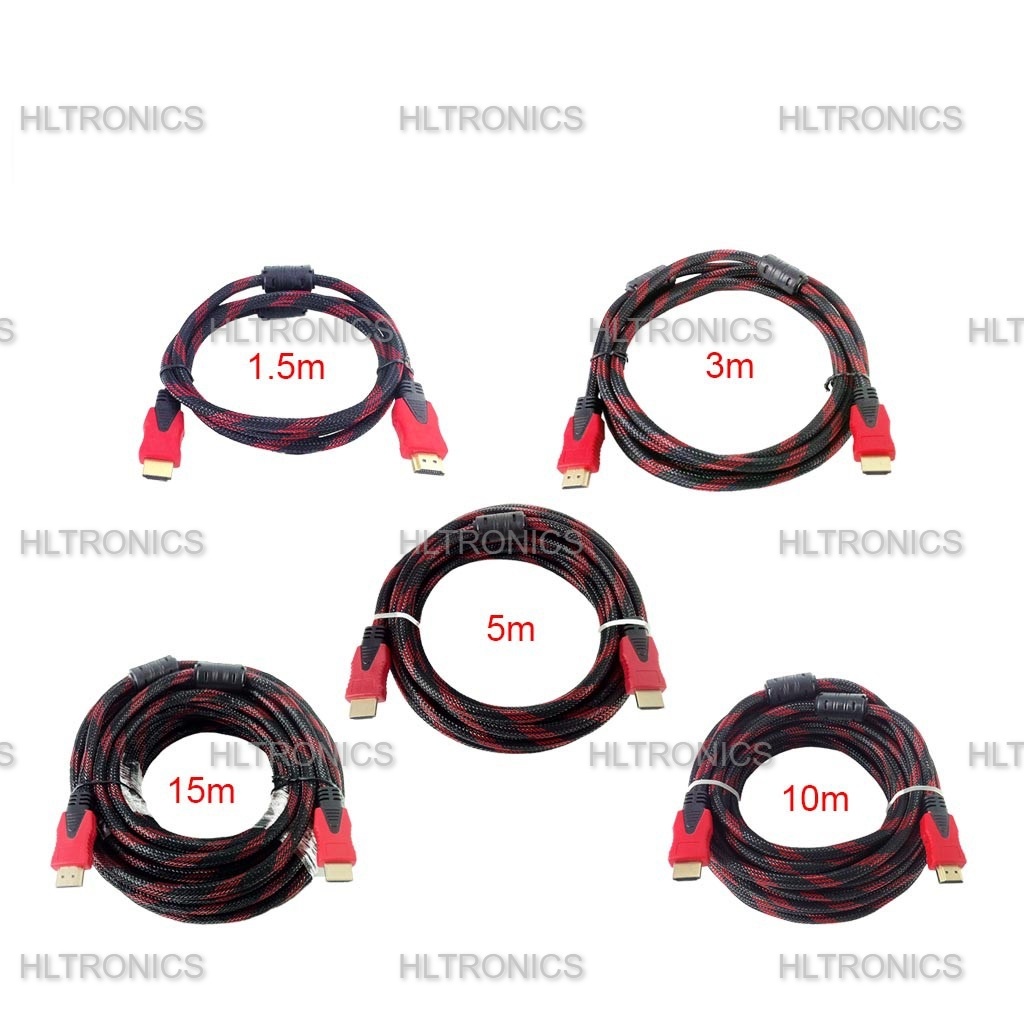HDMI Cable High Speed COD 1.5M 3M 5M 10M Full HD 1080P High Speed HDMI ...