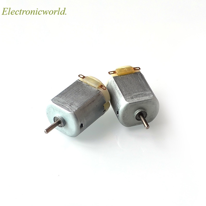 1PCS 130 Small DC MOTOR 3 to 5V Miniature motor four-wheel motor small ...