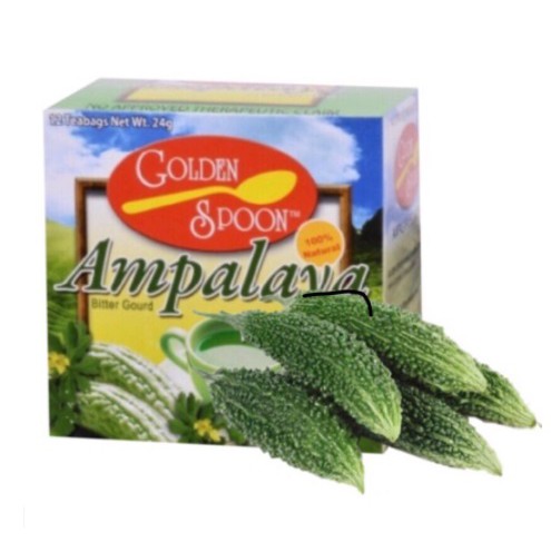 Golden Spoon Ampalaya Bitter Gourd Herbal Tea 12 Teabags Net Wt 24g ...