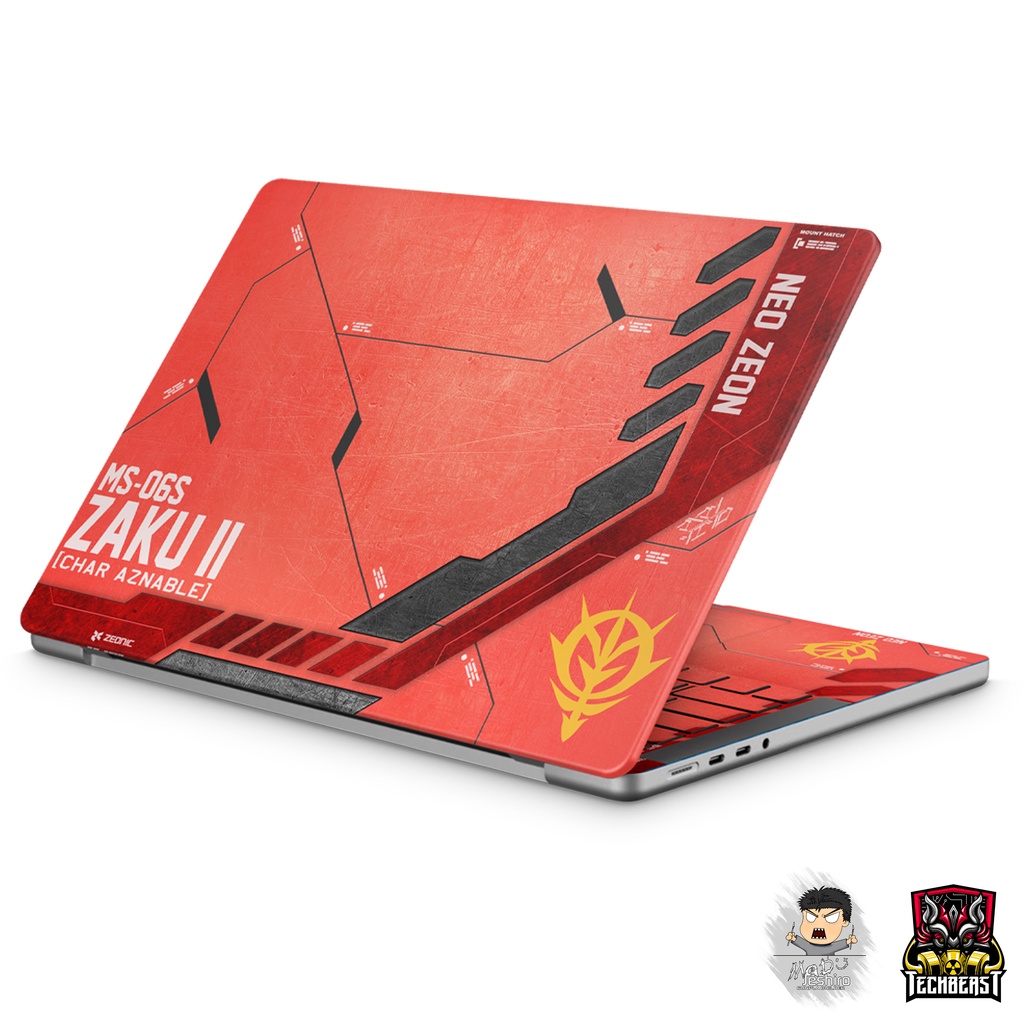 3M Gundam Laptop Skin Vinyl Wrap Techbeast ( MESSAGE YOUR LAPTOP MODEL ...