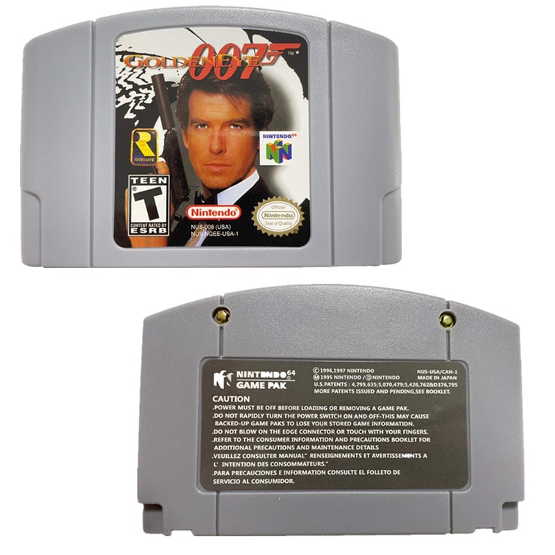 For Nintendo 64 N64 Game Card Cartridge Console US Version - GoldenEye ...