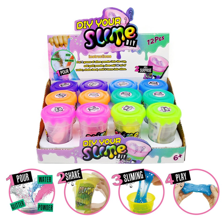 Crazy Magnetic Thinking Putty Slime /Glow in the dark / Change colour ...
