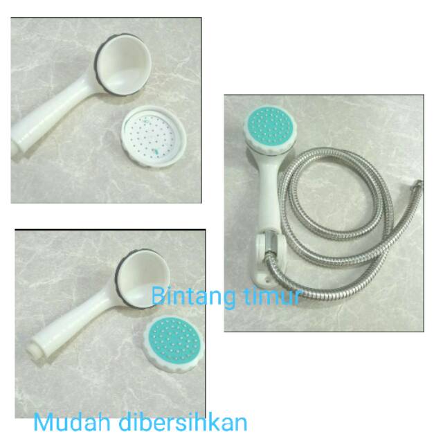 Pvc Shower plus Stainless flexible Hose | Shopee Philippines