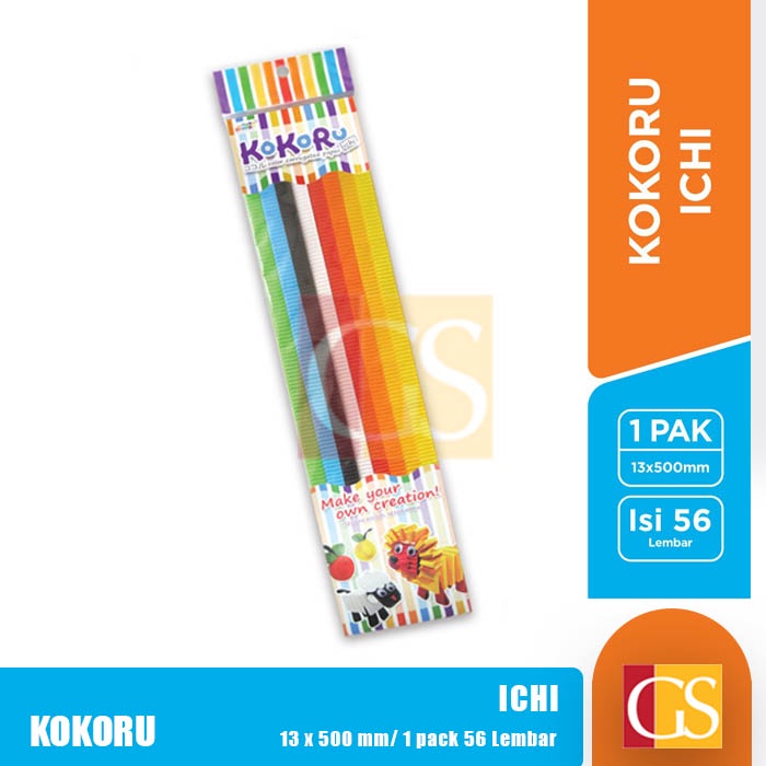 Kokoru / Wavy Paper / Corrugated Paper Ichi 1.3 x 50cm long | Shopee ...