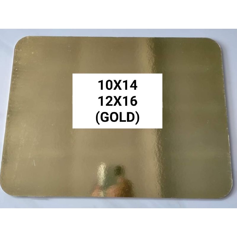 RECTANGLE CAKE BOARD 10X14 and 12x16 (Pack by 5's) | Shopee Philippines