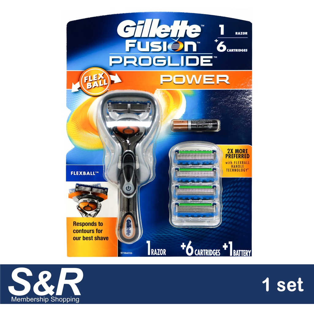 Gillette Fusion Proglide Power Razor and Cartridges 1 set | Shopee ...