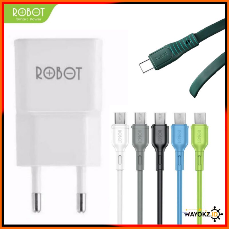 Robot Charger Shell + micro and type C data cables | Shopee Philippines