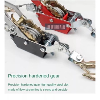 1T 2T 4T DOUBLE HOOK TIGHTENER Hand Cable Puller w/ 2 Hooks Double ...