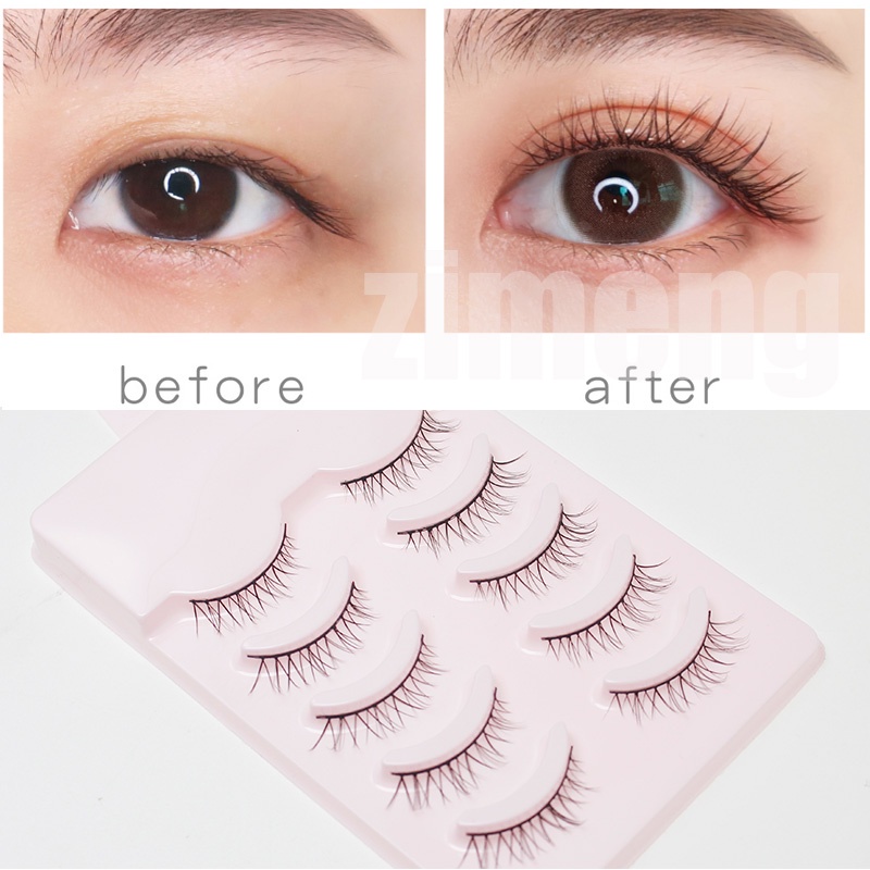 (Ready Stock )5pairs 3D Fairy Princess Comics Eyelashes Lashs Natural ...