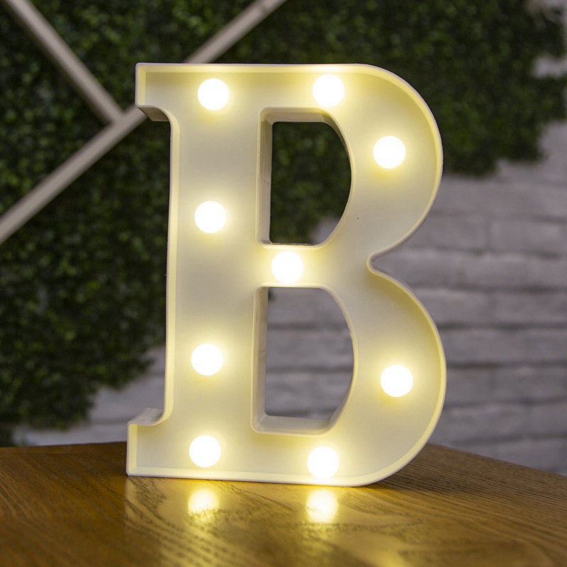 【Fast Delivery】A-Z 3d Letter LED Alphabet Decor Lamp Letter Light Party ...