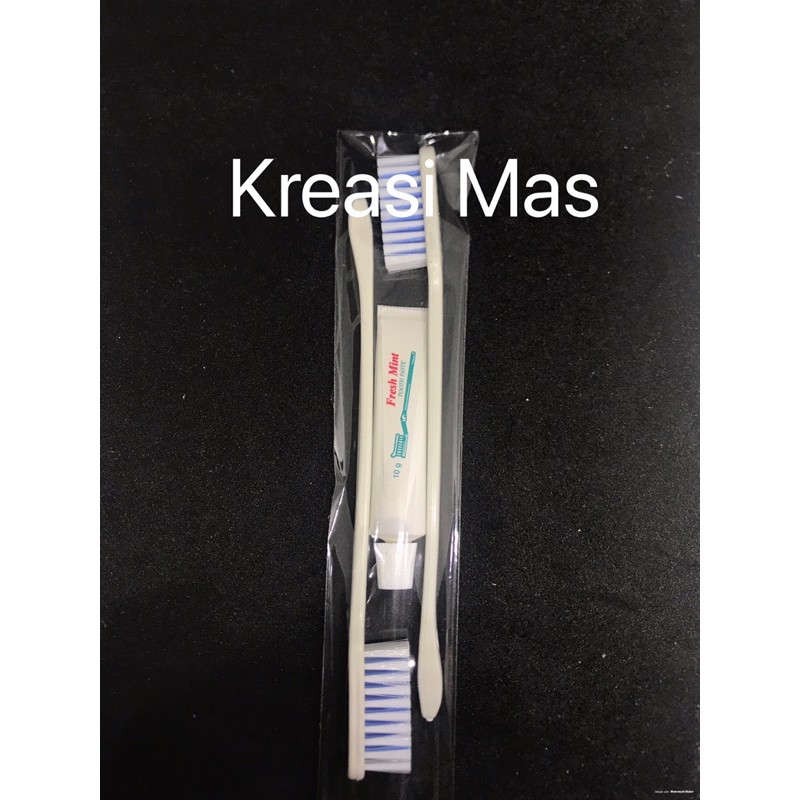 Dental Kit 2 Brushes 1 Odol 10 grams Set (Fine Bristles) | Shopee ...