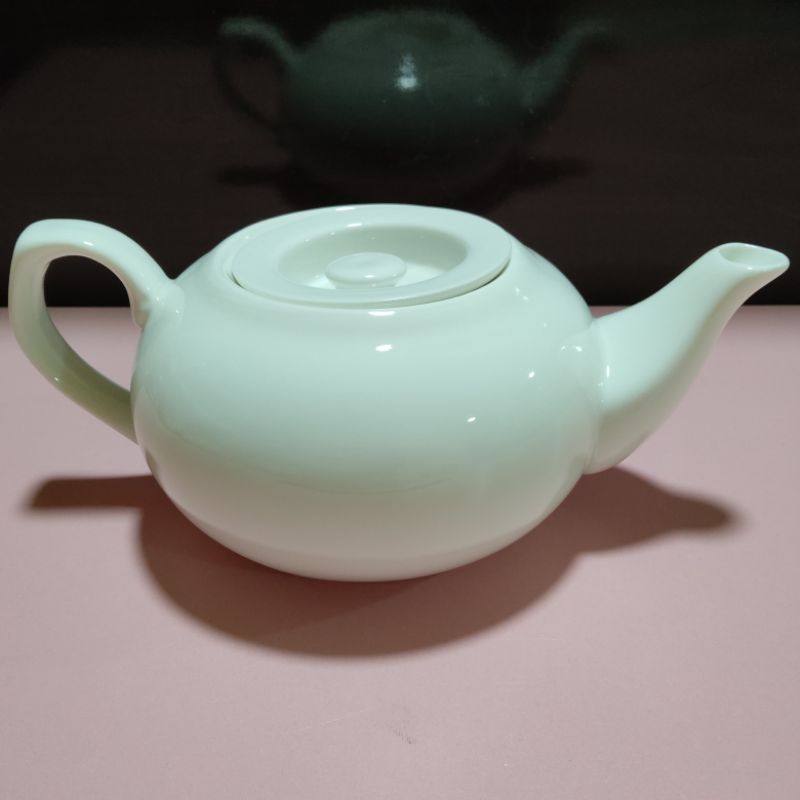 600ml Tea Pot Porcelain White High Quality Porcelain Product | Shopee ...