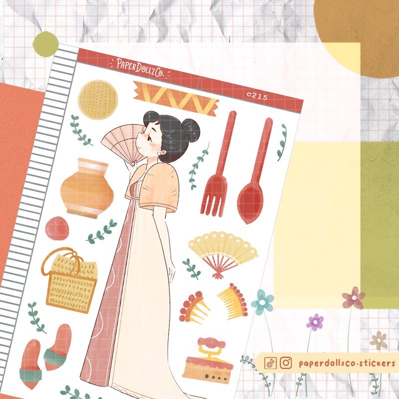 Binibini Paperdollzco Planner Sticker Collections and Just Dolls | C215 ...