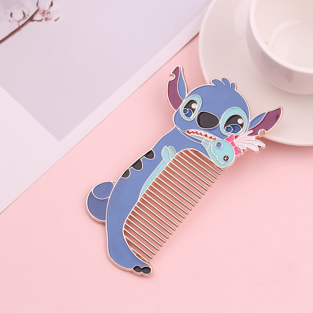 Women Girls New Arrival Cartoon Lilo and Stitch Makeup Comb Cosmetic ...