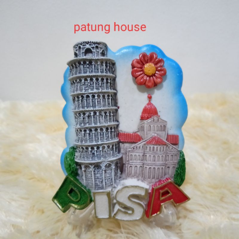 Fridge Magnet Refrigerator Sticker Souvenir Italy Italy Tower of Pisa ...