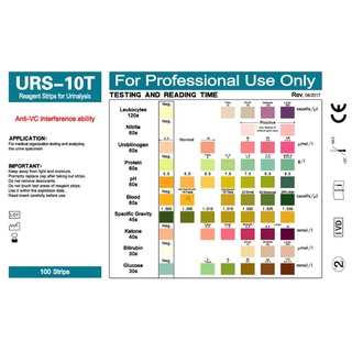 【Top】 yoo Complete 10-in-1 Urine Test Strips 100ct Urinalysis Dip-Stick ...