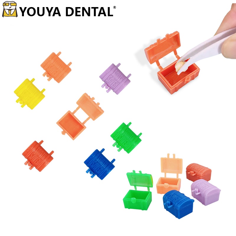 50Pcs/lot Lovely Box shape Teeth Storage Box Tooth Fairy Box Memory ...