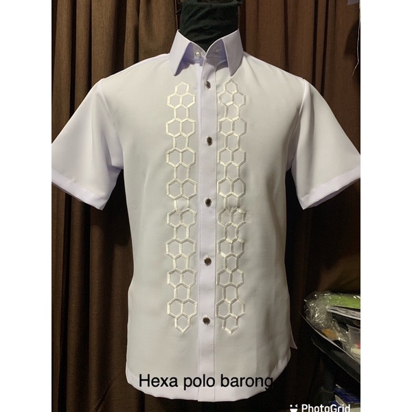 🇮🇹Polo BARONG 🇮🇹MIYAKE Fabric | Shopee Philippines