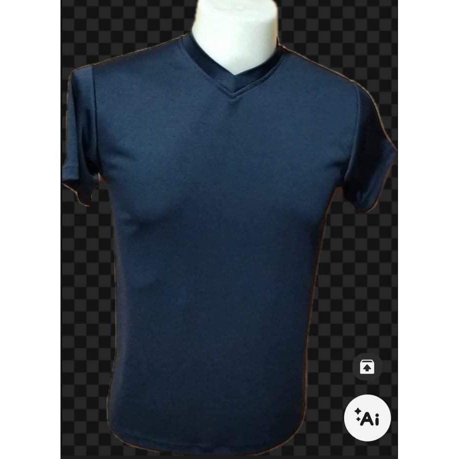 BFP Shirt VNeck Dri-Fit Navy Blue | Shopee Philippines